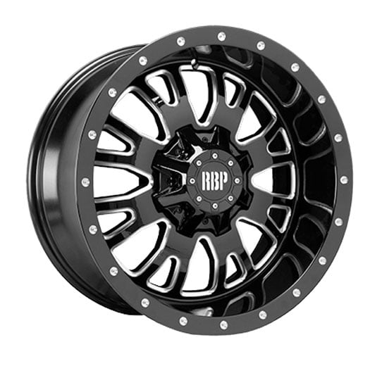RBP Performance 89R Assassin 20x12 8-170 et -44 Gloss Black with ...