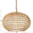 Creative Co-Op Open-Weave Wicker Ceiling Light, Natural - Walmart.com