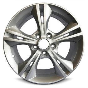 17 X 7 Reconditioned OEM Aluminum Alloy Wheel, Machined and Black, Fits ...