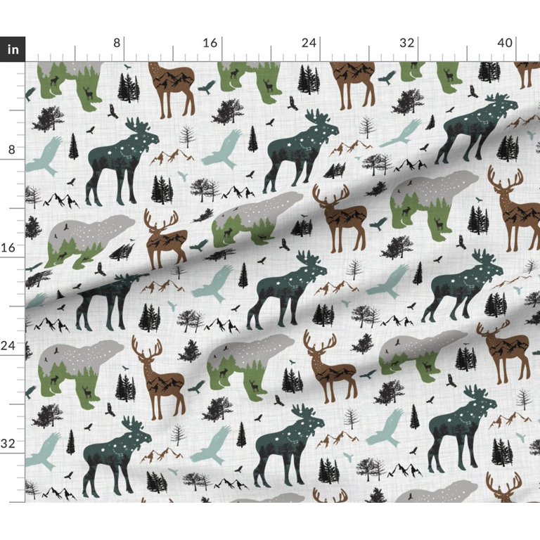 Moose Print Fabric