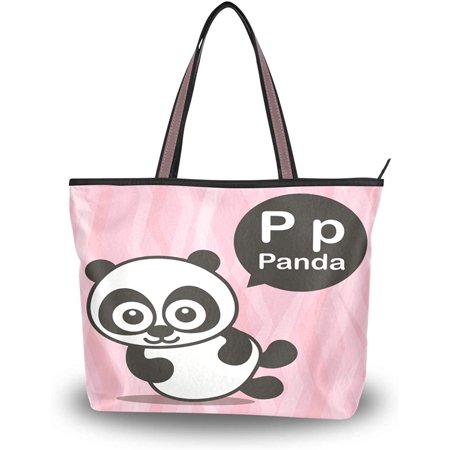 Tote Bags for Women Satchel Handbags, Cute Black And White Panda ...