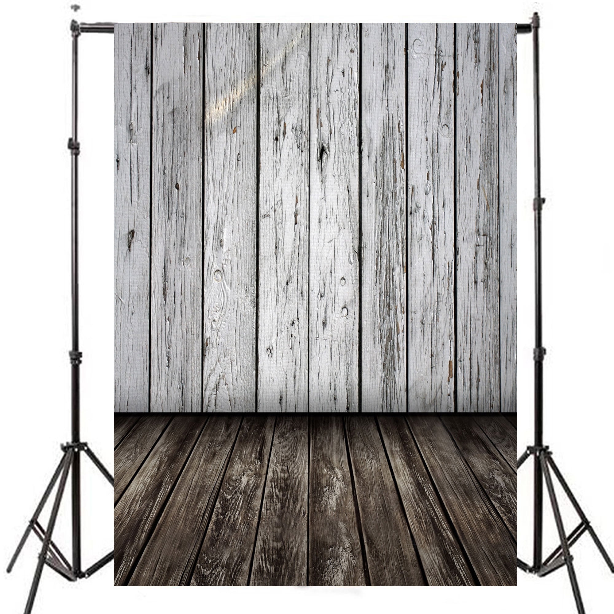 Practical 5x7ft Vinyl Rugged Wood Planks Background Photography ...