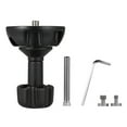 Yammee Professional Half Ball Flat To Bowl Adapter 75mm Aluminum Fluid ...