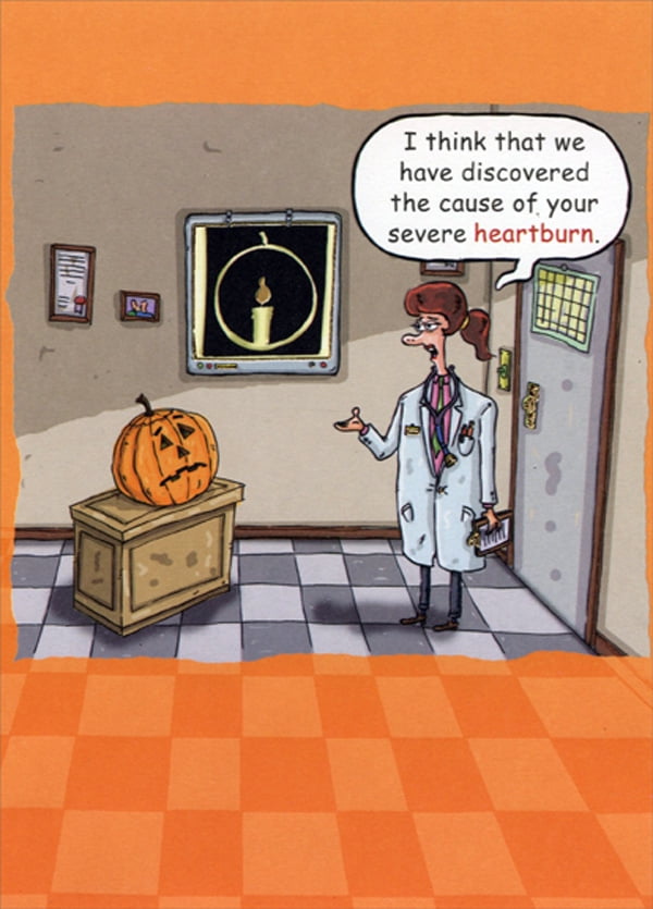 Designer Greetings Pumpkin, Doctor and Candle on X-Ray Funny : Humorous ...