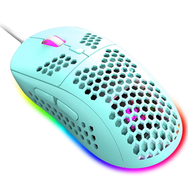 Game Mouse USB Wired RGB Light Mouse RGB Gaming Mouse Adjustable Game ...