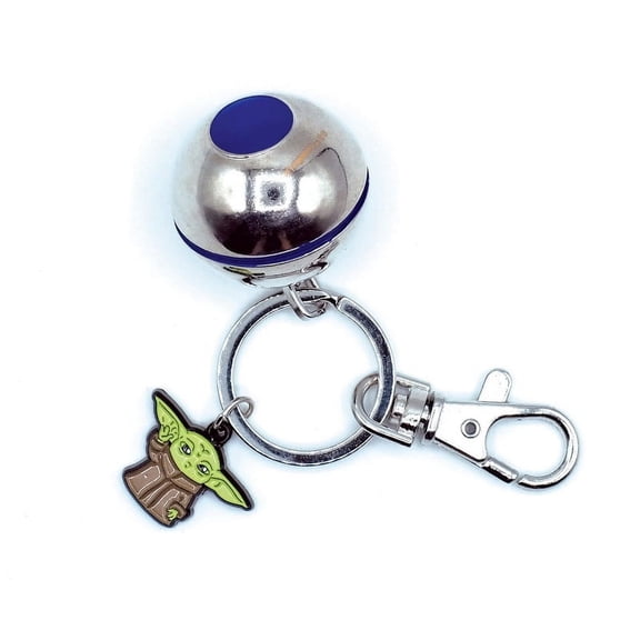 The Mandalorian Grogu Star Wars Black Metal Keychain - Walmart.com