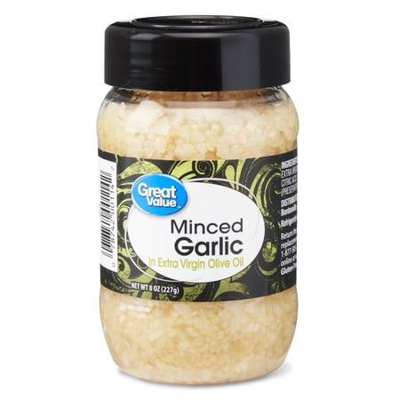 Great Value Minced Garlic in Extra Virgin Olive Oil, 8 oz - Walmart.com