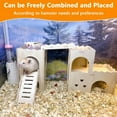 Hamster Hideout House Multi Chamber Rat Hide Hut Castle Large Climbing ...