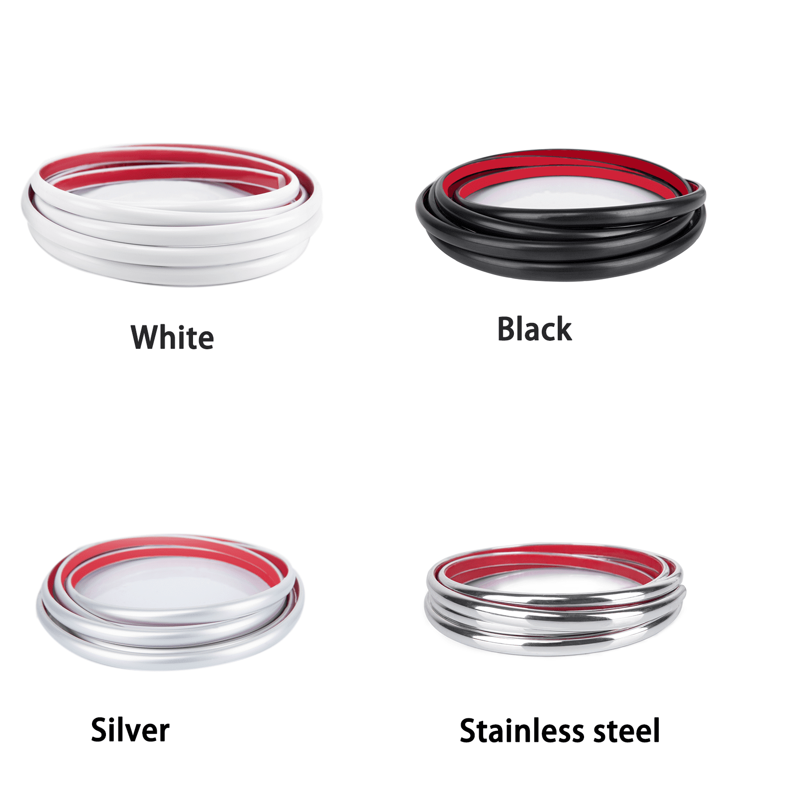 Art3d 10 Ft Peel and Stick Trim for Backsplash Tile Edge, Self-Adhesive ...