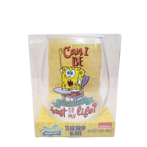 Nickelodeon SpongeBob Wine Glass 20oz - Walmart.com