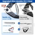 Cable Cutter Wire Cutter Heavy Duty Up to 1/8" 5/32" Stainless Steel ...
