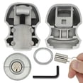 Yiyasu, Trailer Coupling Lock, 46*64mm, Silver Zinc Alloy - Walmart.com