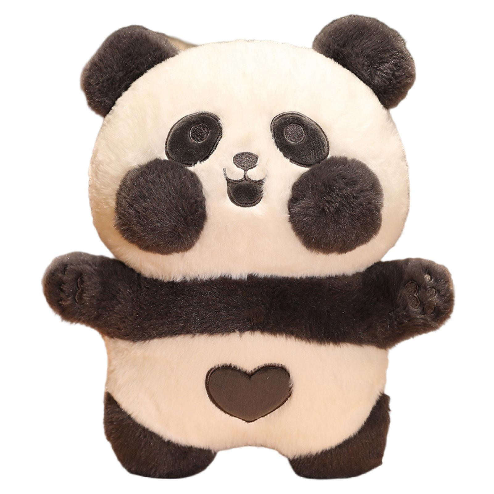 LIWEN 38cm Panda Plush Toy Colorful Cartoon Panda Doll Plushie Hugging ...