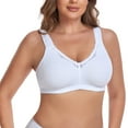 Women's Cotton Bra Seamless Unlined Plus Size Comfort Full Coverage Bra 38D - Walmart.com