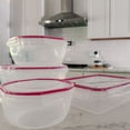Sterilite Ultra Seal 16 Cup Rectangular Food Containers, Red (4 Pack ...