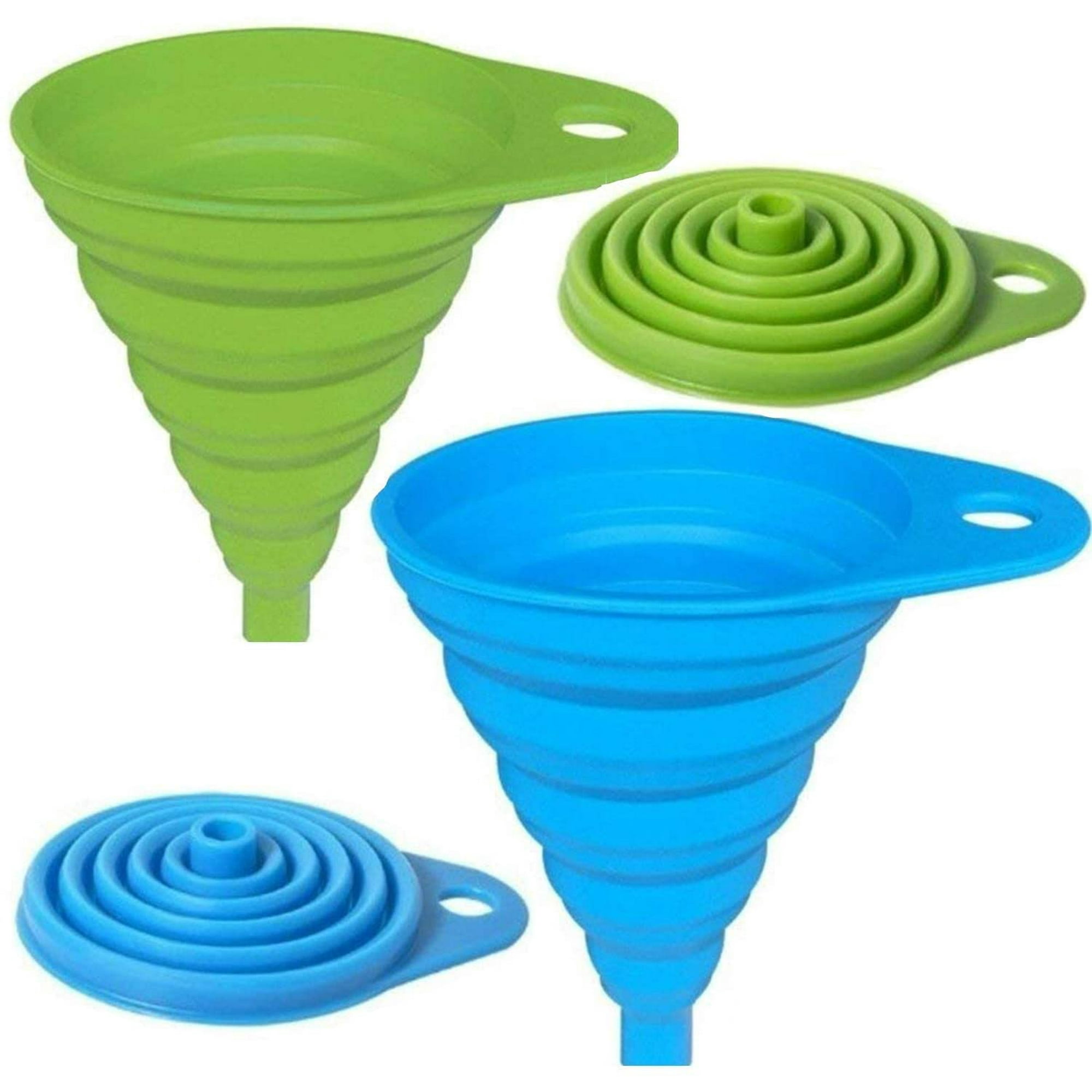Click here for Riozev Silicone Collapsible Funnel 2 Pcs Folding F... prices