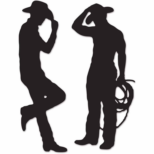 Cowboy Silhouette Cutouts - Walmart.com - Walmart.com