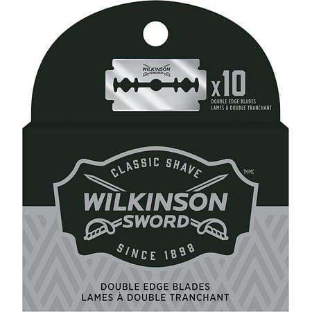 Wilkinson Sword Vintage Double Edge Safety Razor Blades, Pack of 10 ...