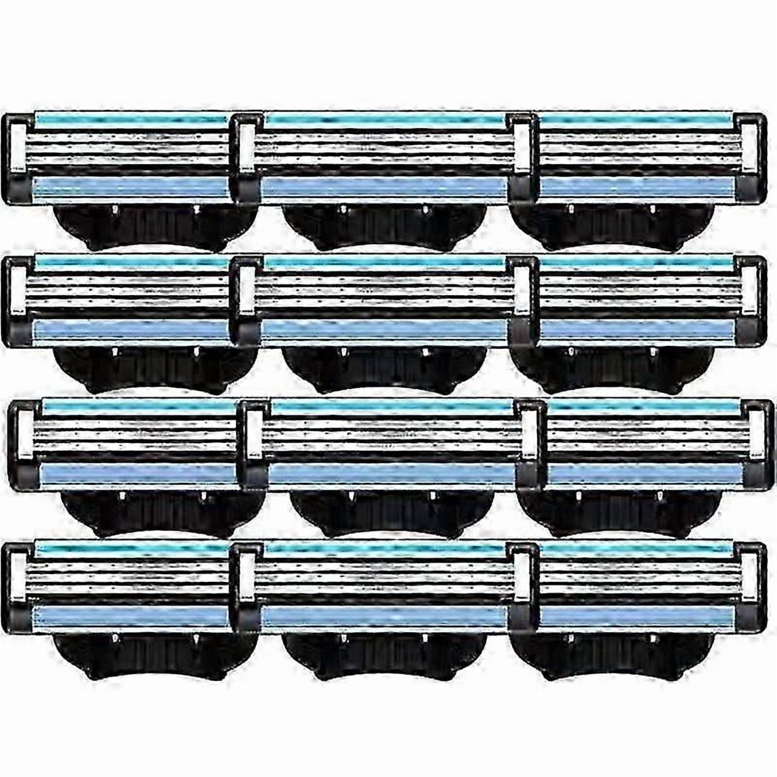 24PCS Refills, Manual Mach 3 Refills for Mach 3 Mens Blade Refills ...