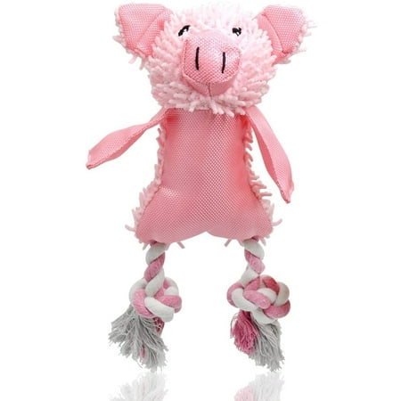 Squeaky Pig Toys for Dogs, Durable Puppy 2021 Toys Stuffed Animal Plush ...