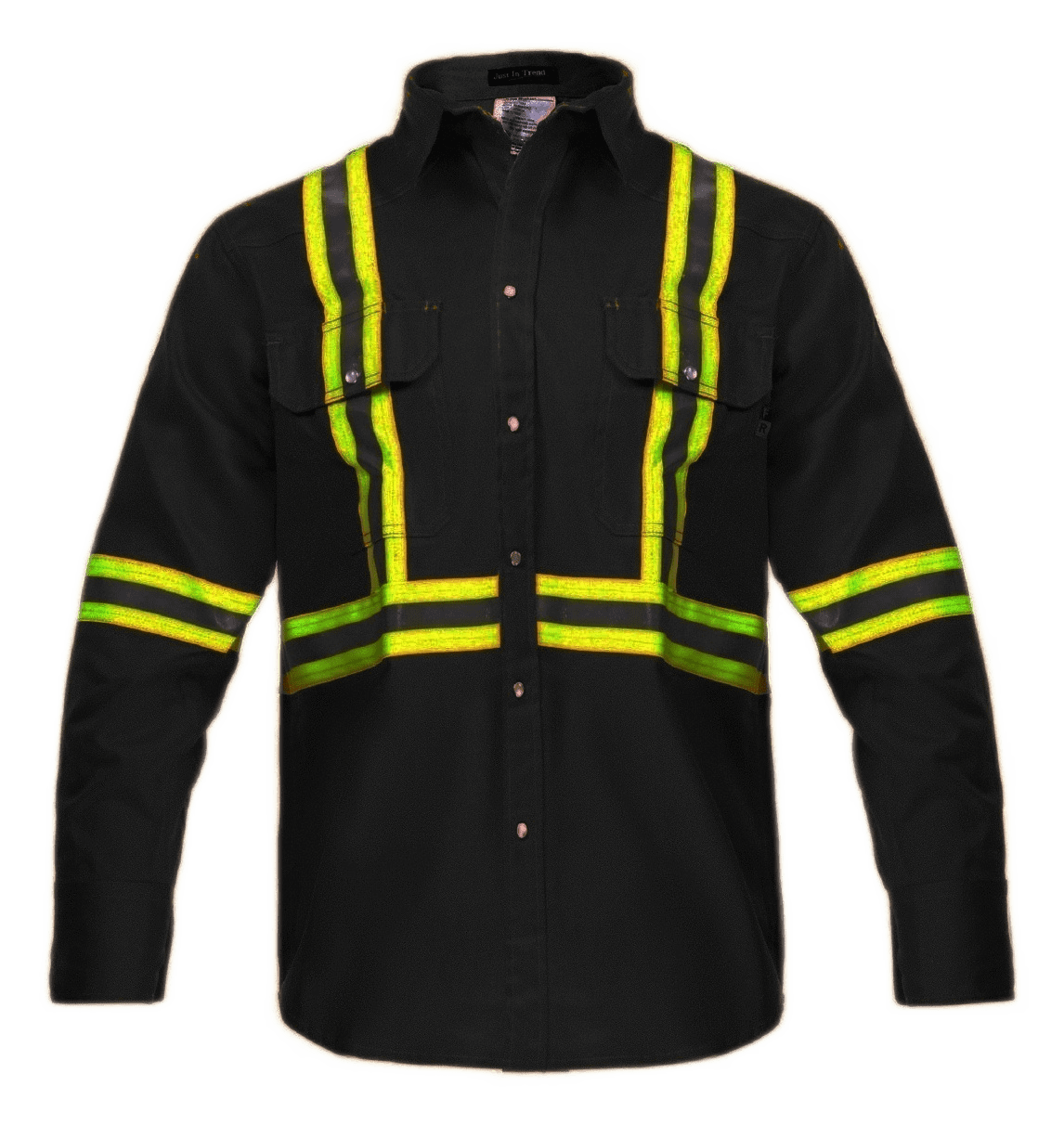 Flame Resistant High Visibility Hi Vis FR Shirt - 100% C - 7 oz (X ...
