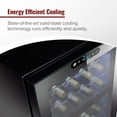 32-Bottle Dual Zone Compressor Wine Cooler with Digital Touchscreen ...