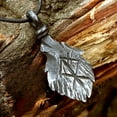 Forged Iron Wolf Head Rune Viking Pendant Amulet Runic Nordic Talisman ...