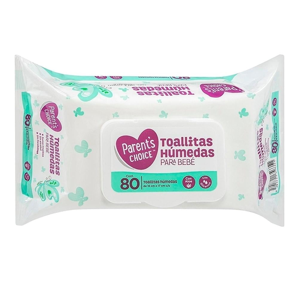 Toallitas húmedas Parent´s Choice para bebé 80 pzas | Walmart en línea