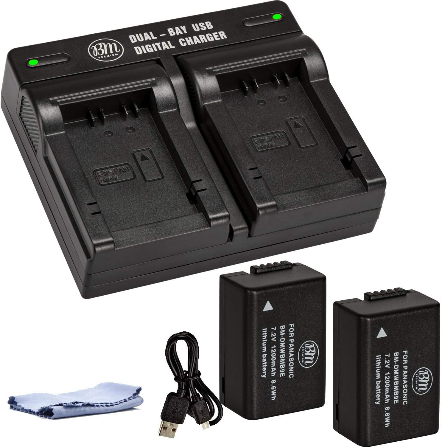 Camera & Photo Batteries, Chargers & Adapters DMW-BMB9 LED Dual USB ...