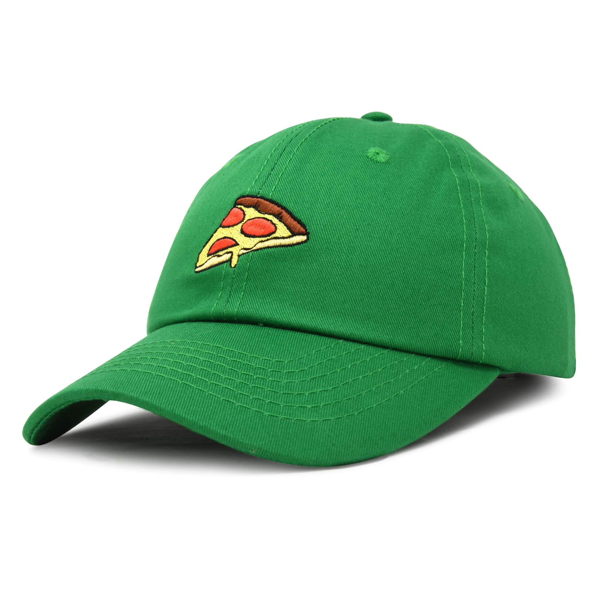 DALIX Pizza Slice Hat Baseball Cap in Kelly Green - Walmart.com