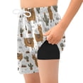 Cactus Brown Alpaca Swim Trunks Quick Drying Bathing Suit Summer Shorts ...