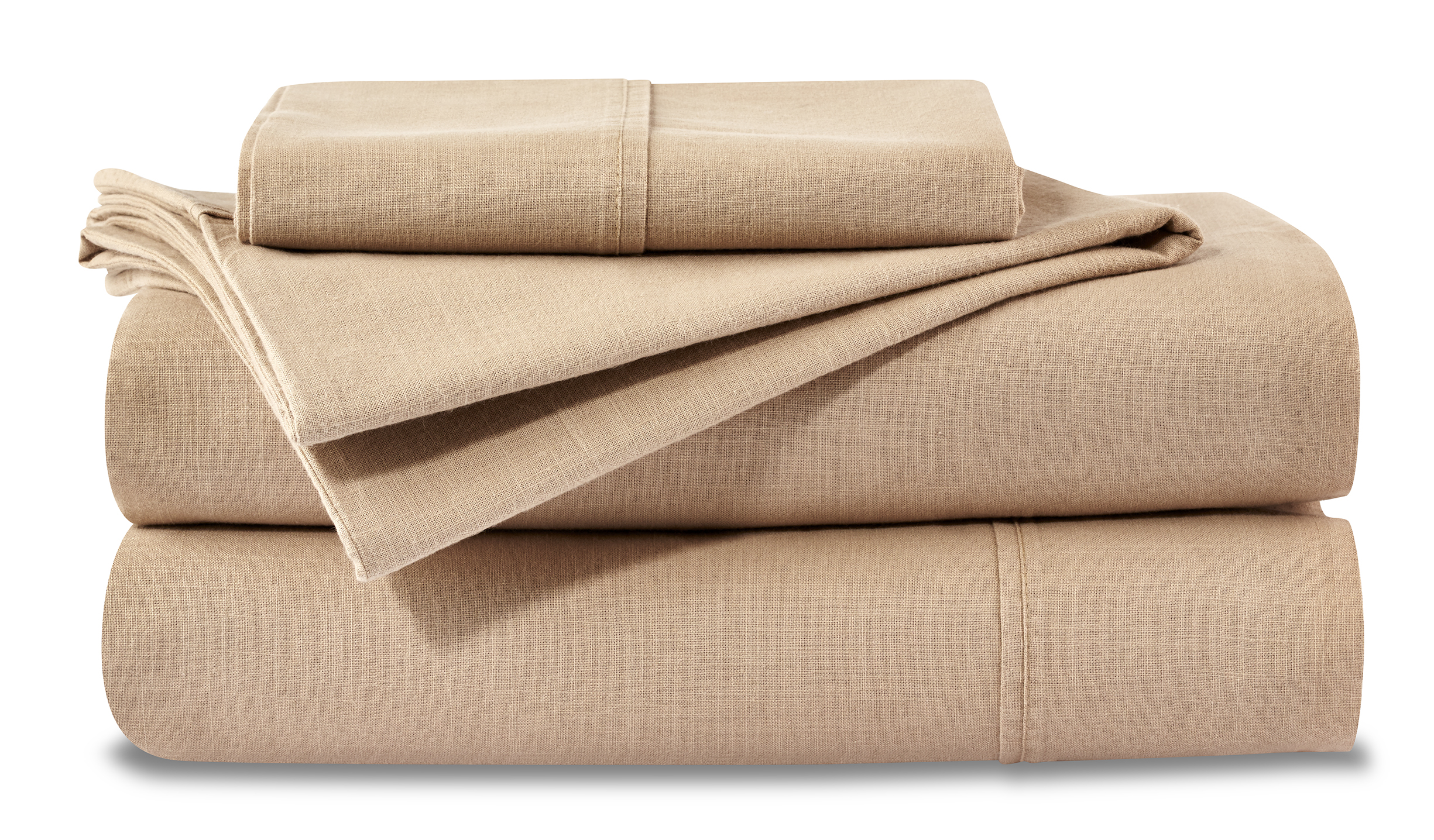 WestPoint Home Linen Look King Oxford Tan Sheet Set Walmart WestPoint Home Linen Look King Oxford Tan Sheet Set Walmart