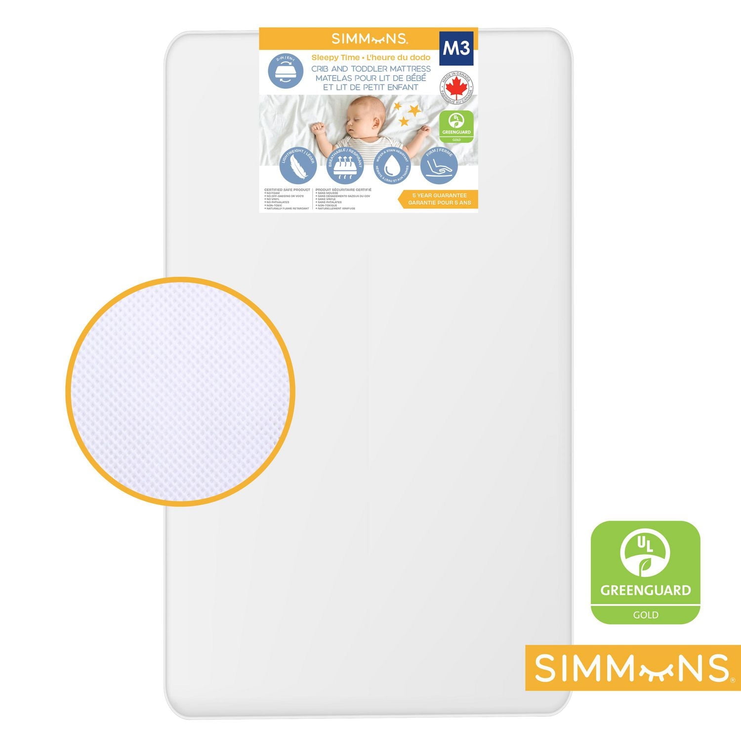 Click here for Simmons Sleepytime Baby Crib Mattress prices
