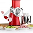 G·PEH Manual Rotary Cheese Grater & Vegetable Slicer, Mandolin Cutter ...