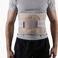 Double Strap Back Brace with Removable Support Stays, Waist Protection ...