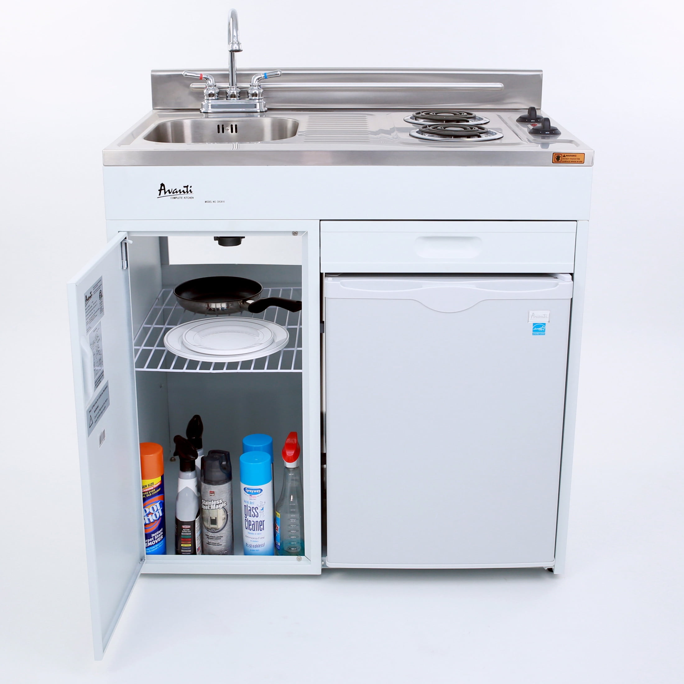 Avanti Mini Kitchen AVANTI Avanti 3.0 Cu. Ft. Retro Compact