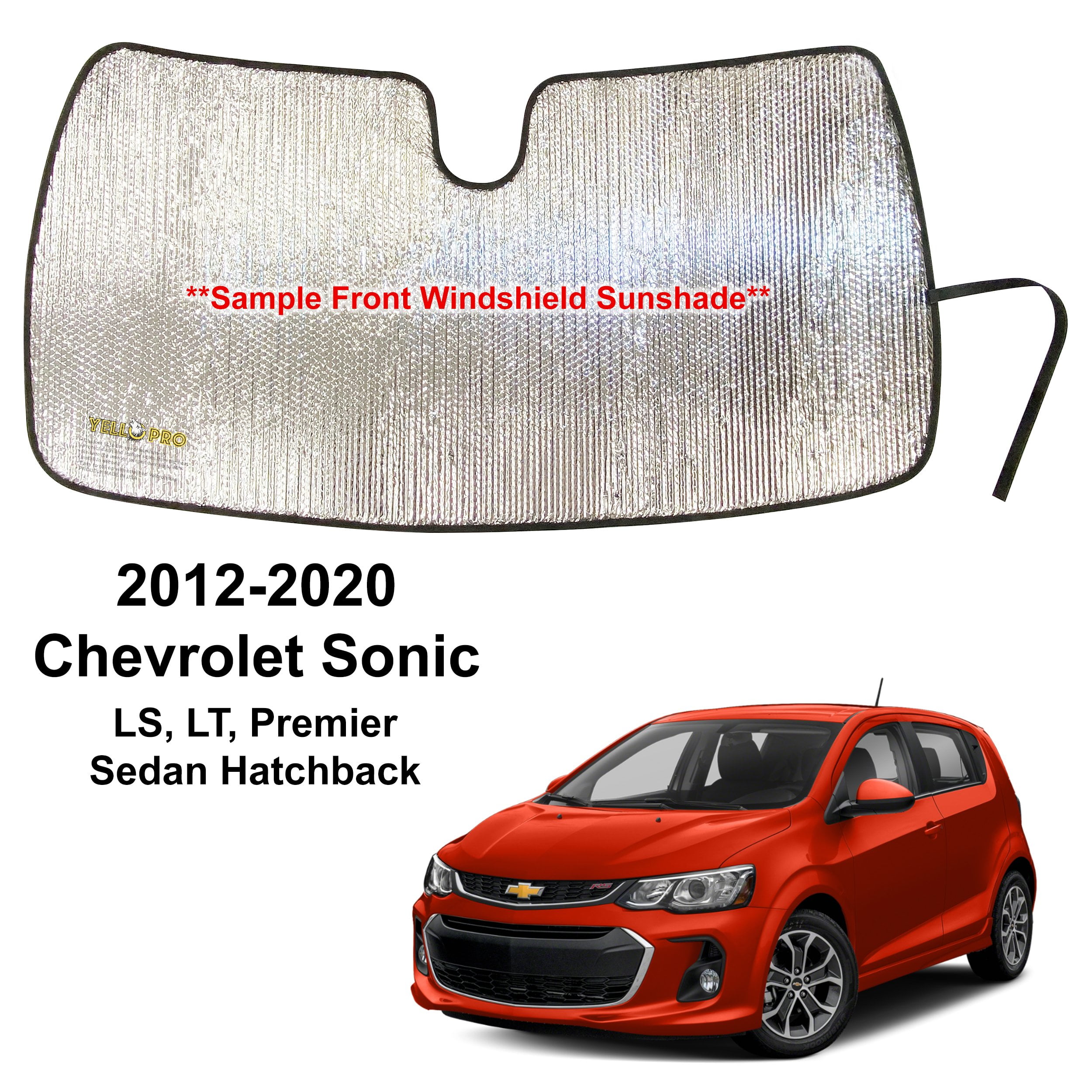 Front Windshield Sunshade for 2012-2020 Chevrolet Sonic LS LT Premier ...