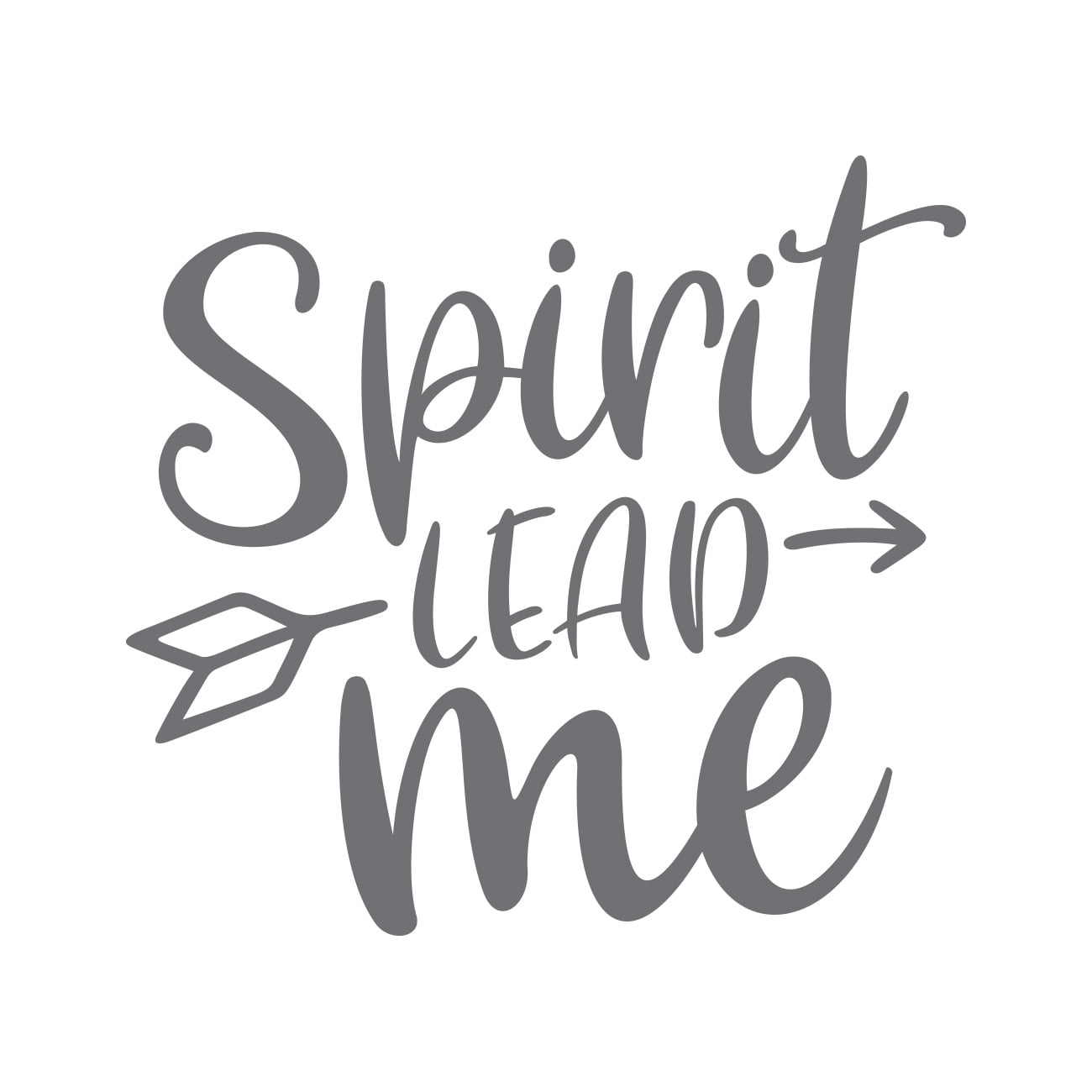 Spirit Lead Me Sticker Decal Die Cut - Self Adhesive Vinyl ...