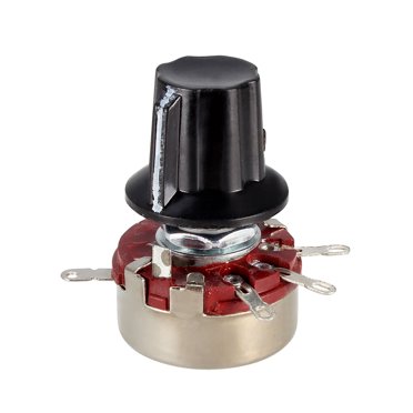 WH148 100K Ohm Variable Resistors Single Turn Carbon Potentiometer 4pcs ...