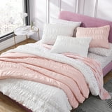 Betsey Johnson Boudoir Solid White Full/Queen Quilt Set - Walmart.com