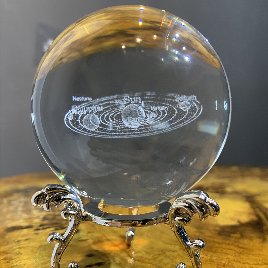 Solar System Sphere Paperweight