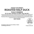 Today Gourmet Fully Cooked Roasted Half Duck (6) 12-14oz. Portions (5 ...