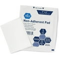 MEDPRIDE Sterile Non-Adherent Pads, 100-Pack, 3''x4'' for Wound ...