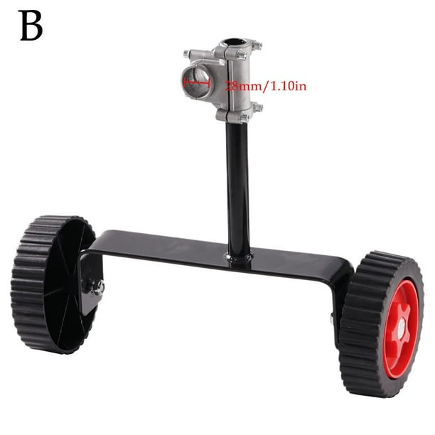 Lawn Mower Support Wheel Adjustable Weed Trimmer Auxiliary Wheels 26mm ...