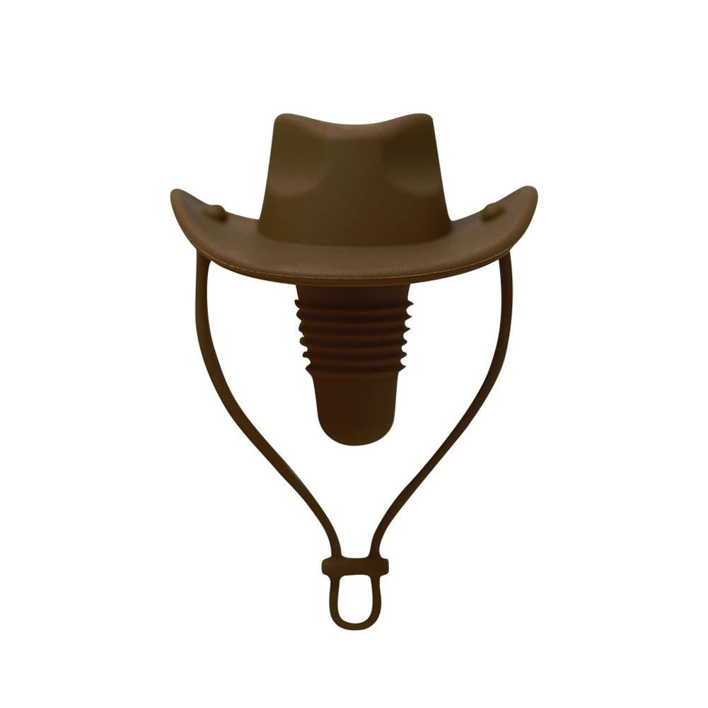 Click here for Pfddrw Silicone Wine Stopper Western Cowboy Hat St... prices