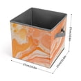 10.6in Folding Storage Box Solid Material Handle On Both Sides For Easy ...