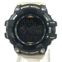 George Men's Digital Sport Wristwatch Plastic Strap with Stopwatch ...