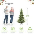Mayhihi 5FT Prelit Artificial Christmas Tree, Premium Xmas Tree, 502 ...