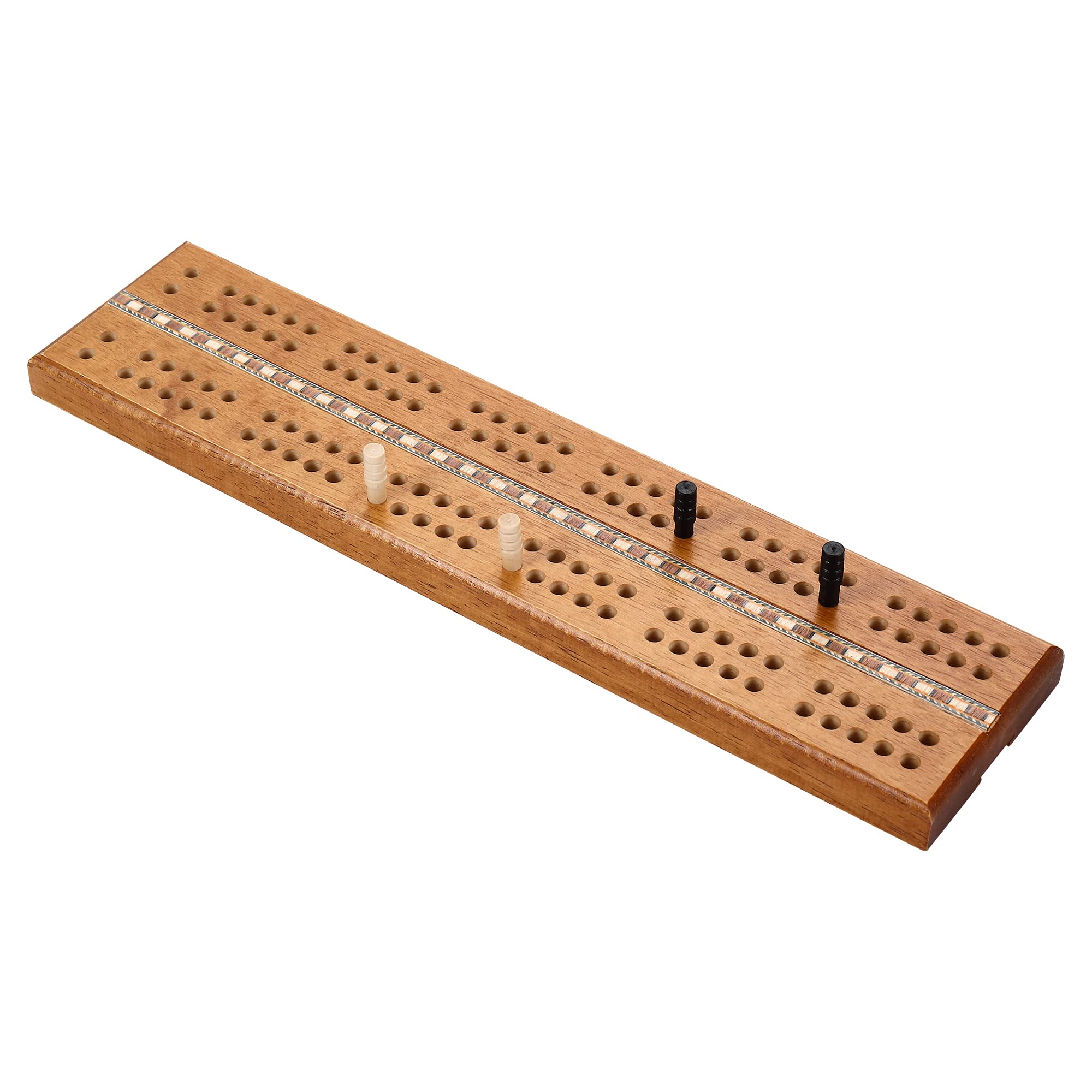 Sterling Games Extra Large Cribbage 16" Wooden Game Board 2 Persons ...