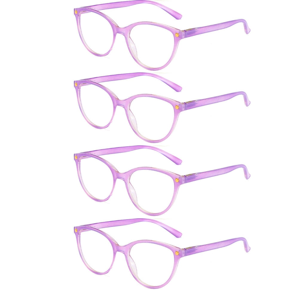 4 Pairs Spring Hinges Mens Reading Glasses 1.00 ~ 4.00 Readers ...